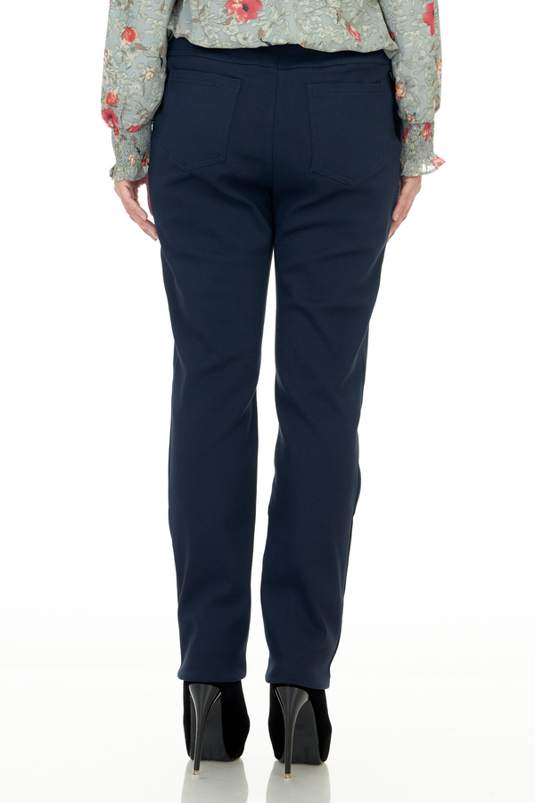 Pant without Zipper (Premium)- Blue - TOPGIRL