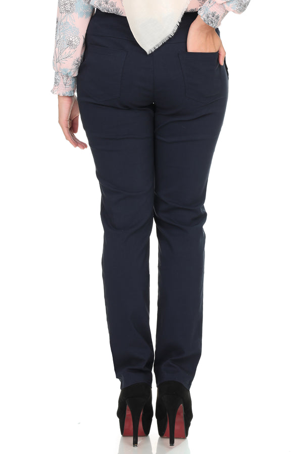 Pant without Zipper - Blue - TOPGIRL