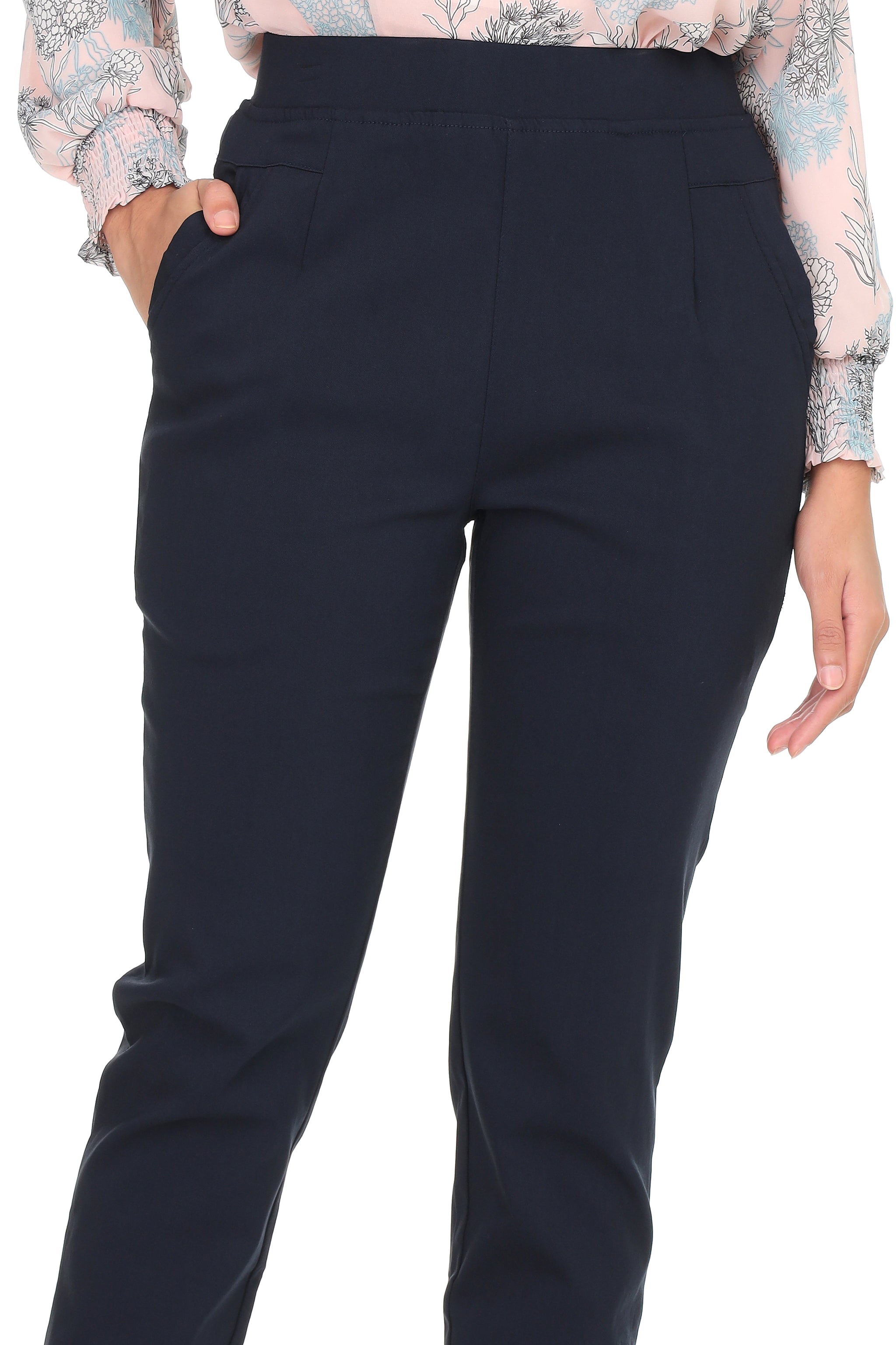 Pant without Zipper - Blue - TOPGIRL