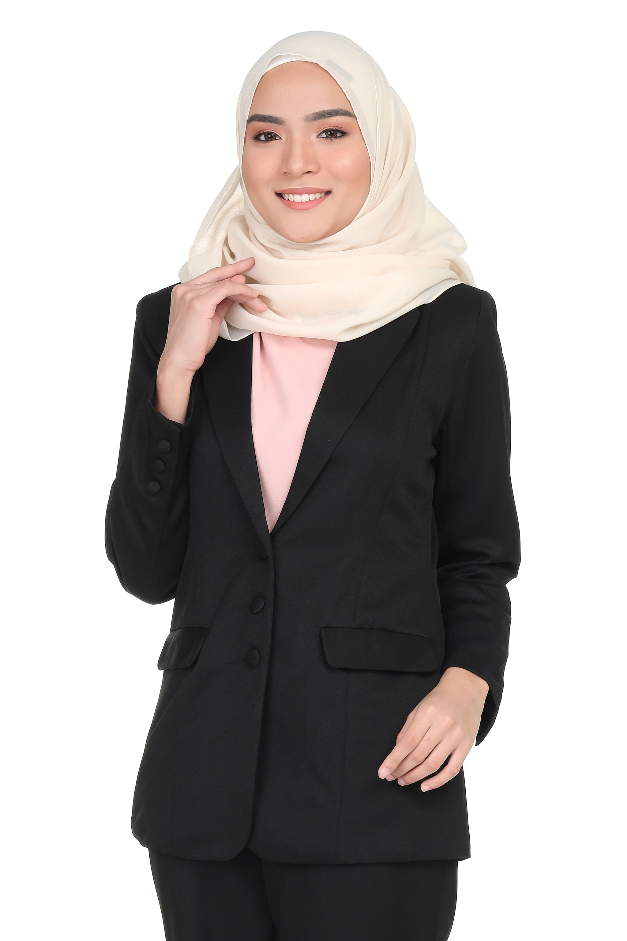 Structured Blazer - Black - TOPGIRL