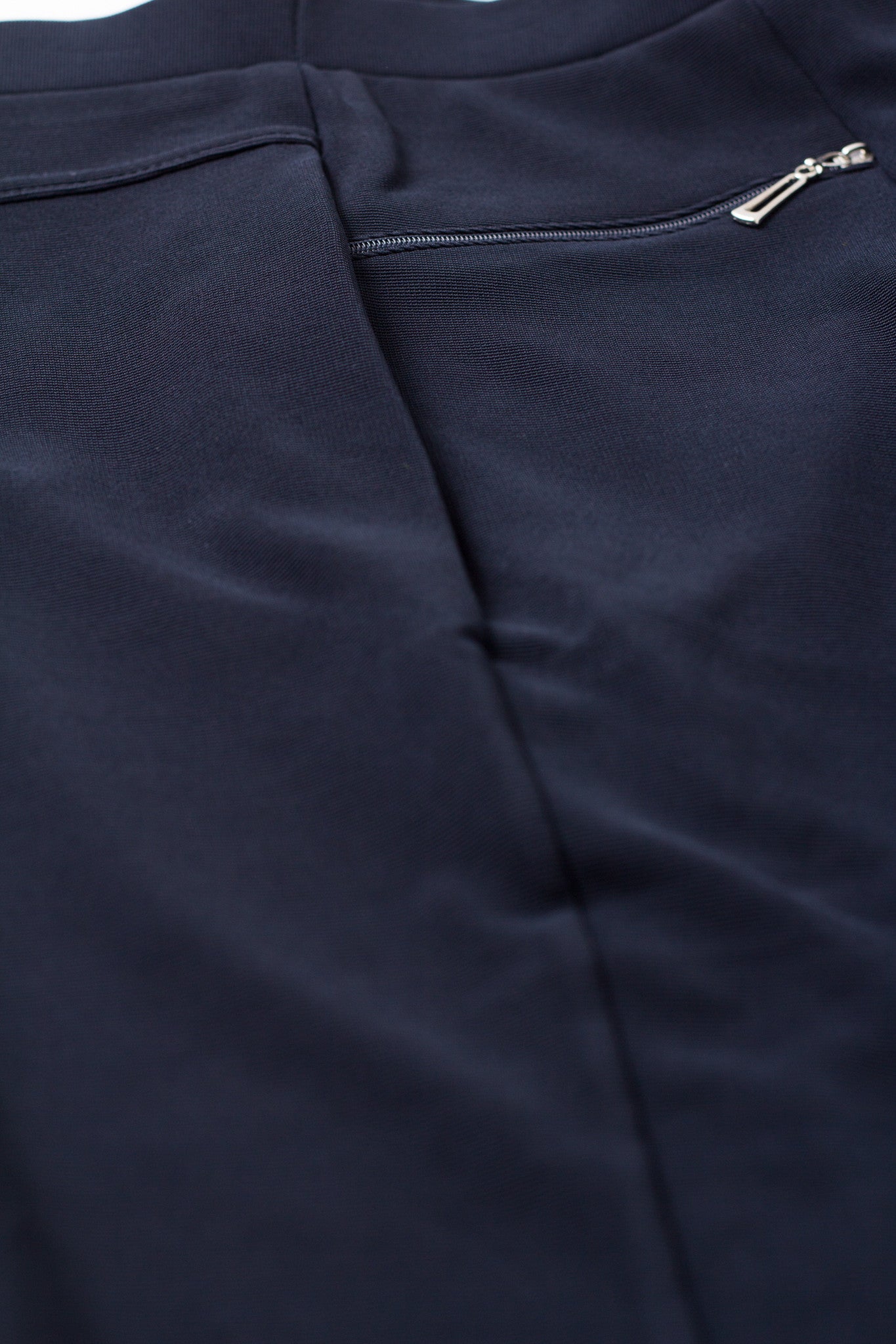Plain Pants with Zipper Pocket - Blue - TOPGIRL