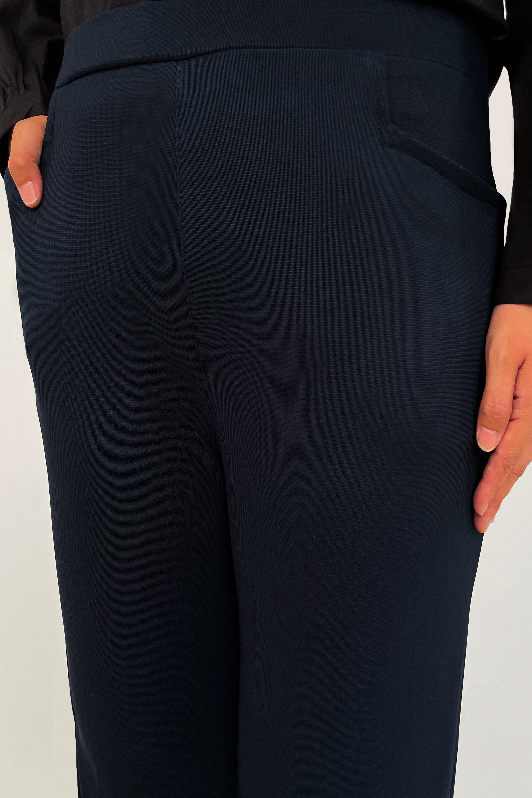 Straight Cut Plain Pants - Brown - TOPGIRL