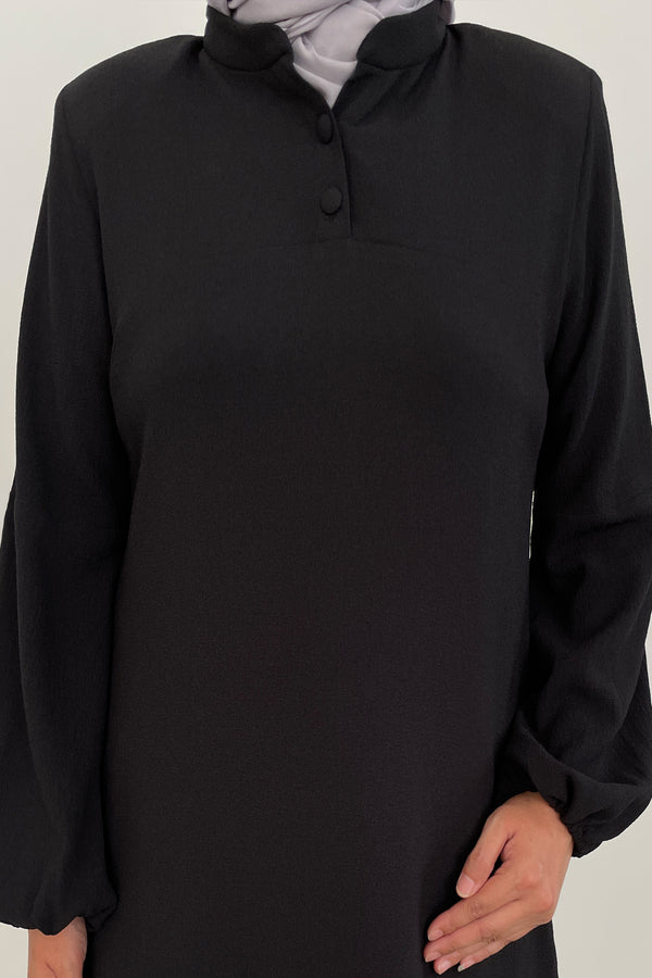 Plain Long Blouse - TOPGIRL