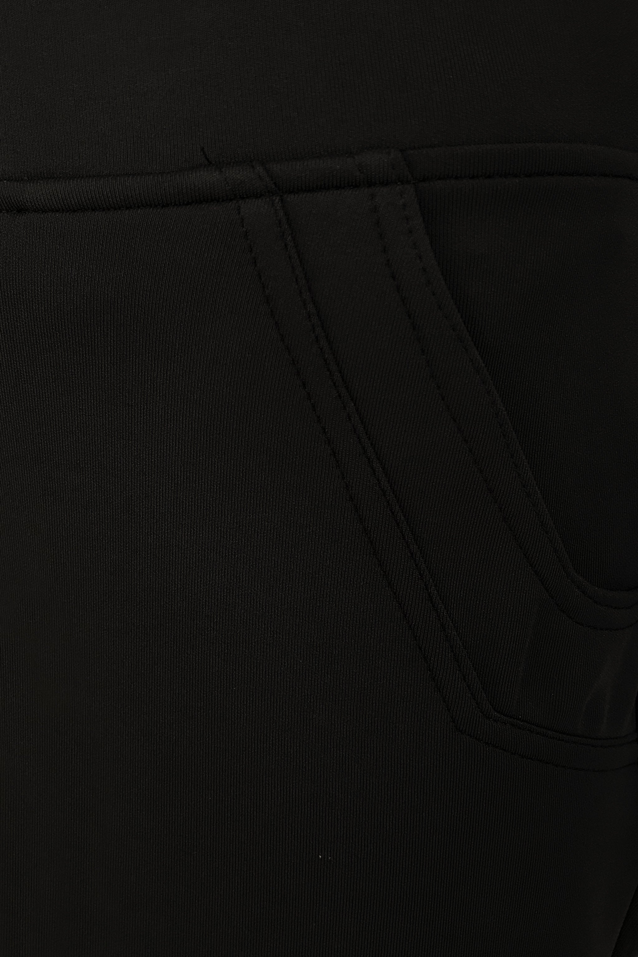 Stretchable Office Pants without Zipper - Black - TOPGIRL
