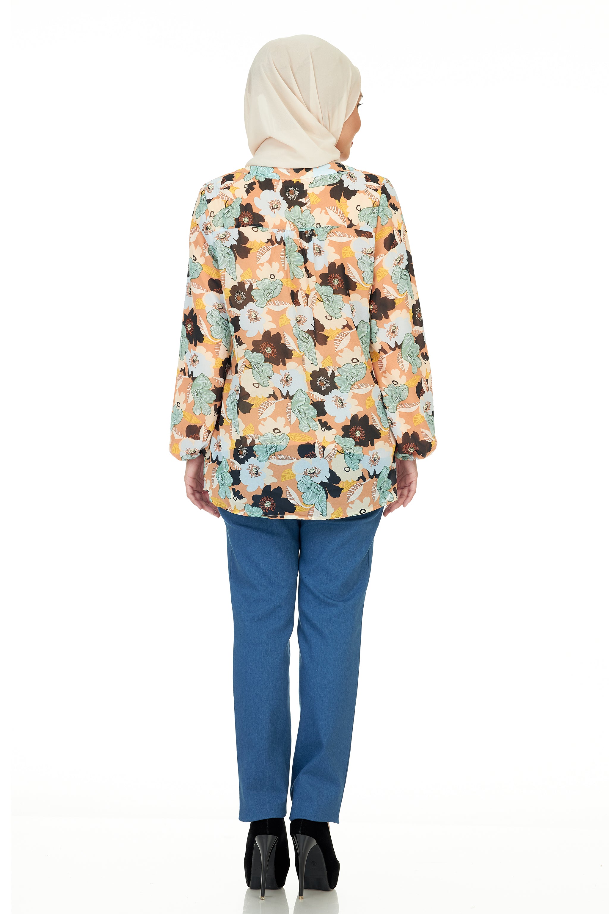 Cotton Denim Pant without Zipper - TOPGIRL