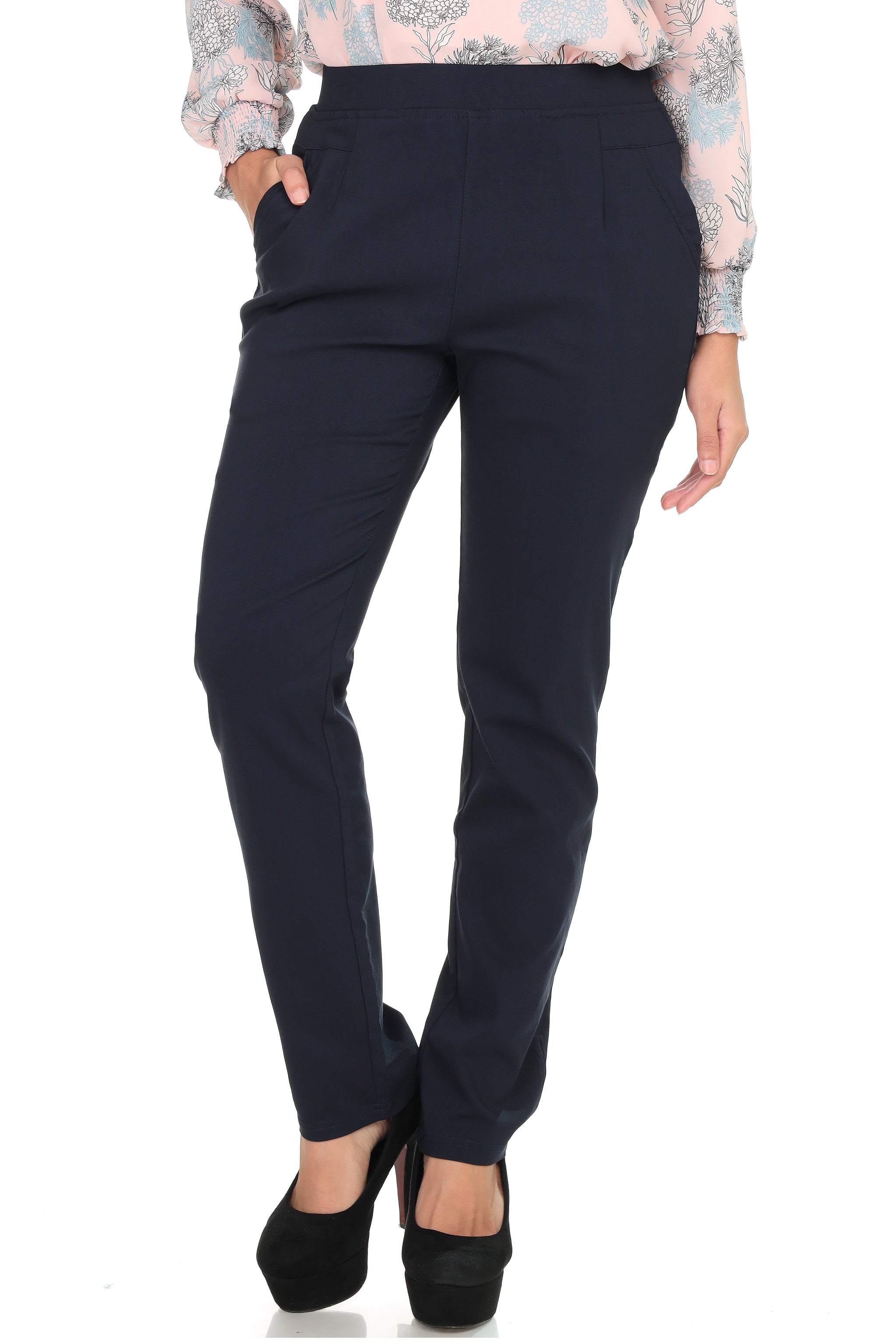 Pant without Zipper - Blue - TOPGIRL