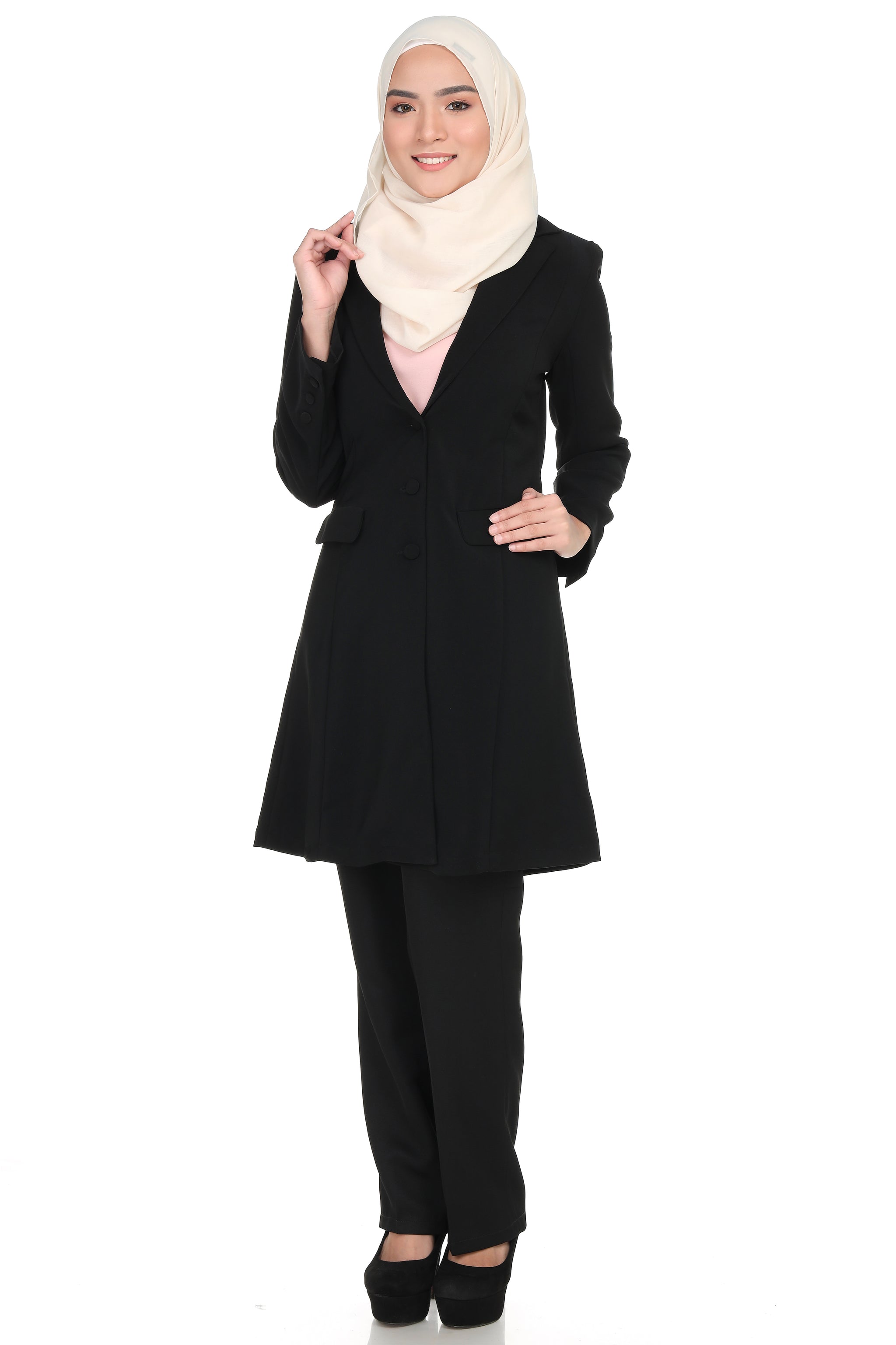 Lady Long Coat (Blazer Labuh) - TOPGIRL