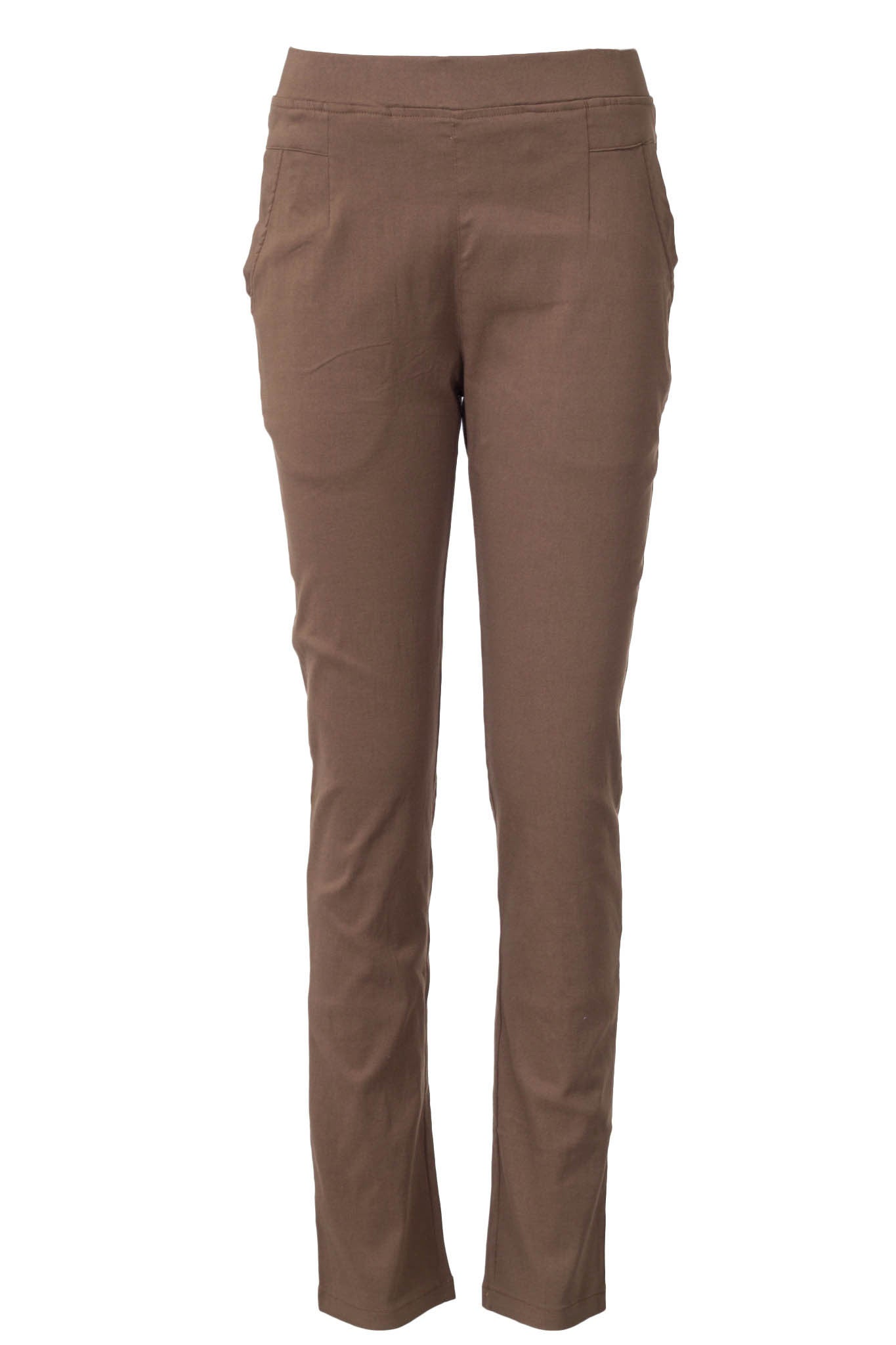 Pant without Zipper - Light Brown - TOPGIRL